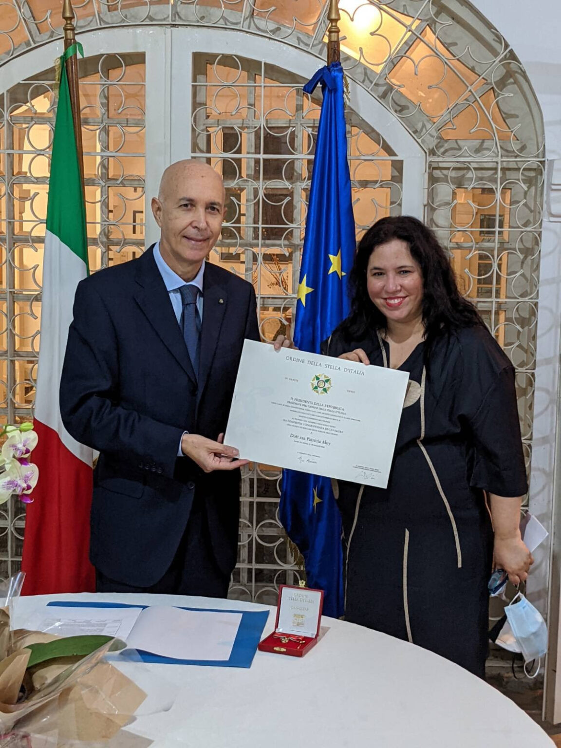 Luis Felipe Baca Arbulu - Ordine della Stella d’Italia fueron otorgadas